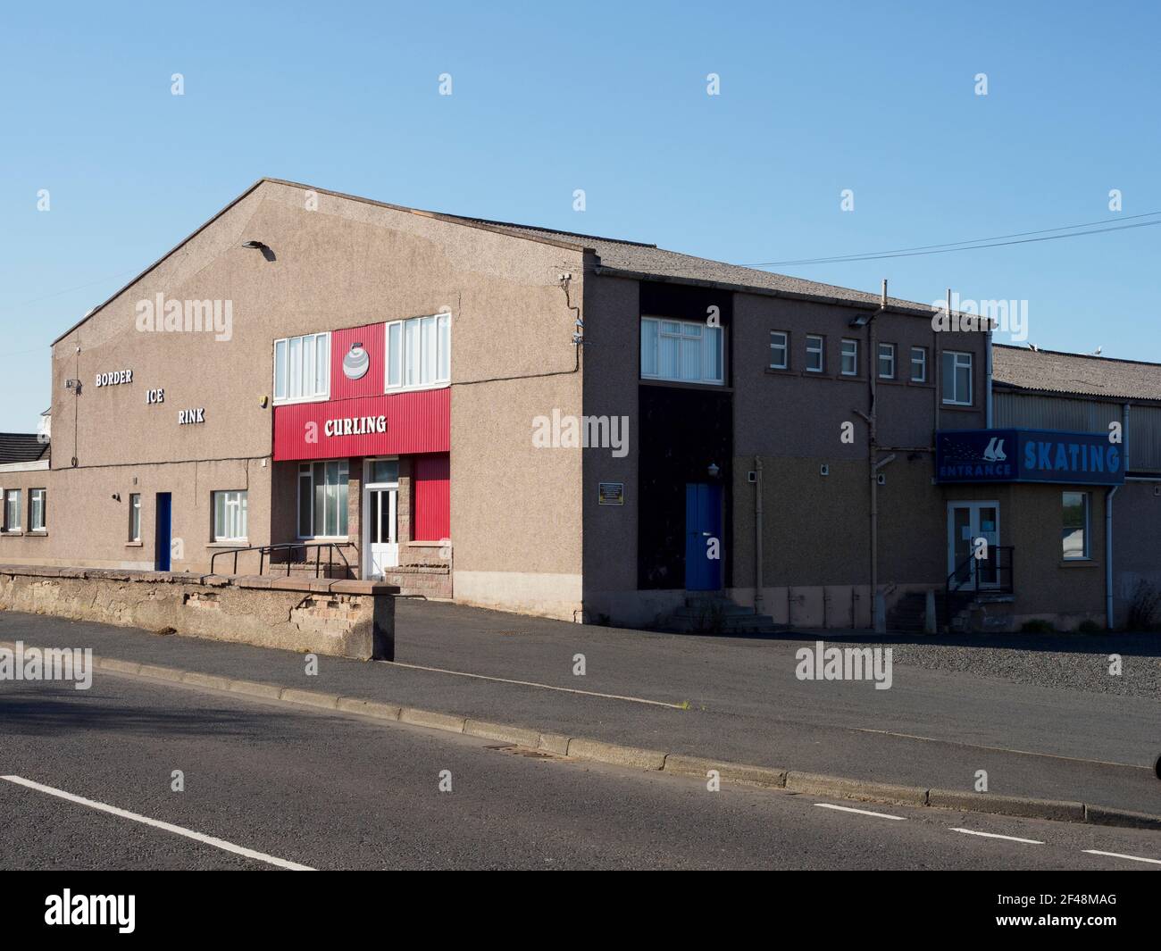 Kelso Ice Rink, in the Scottish Borders Stock Photo - Alamy