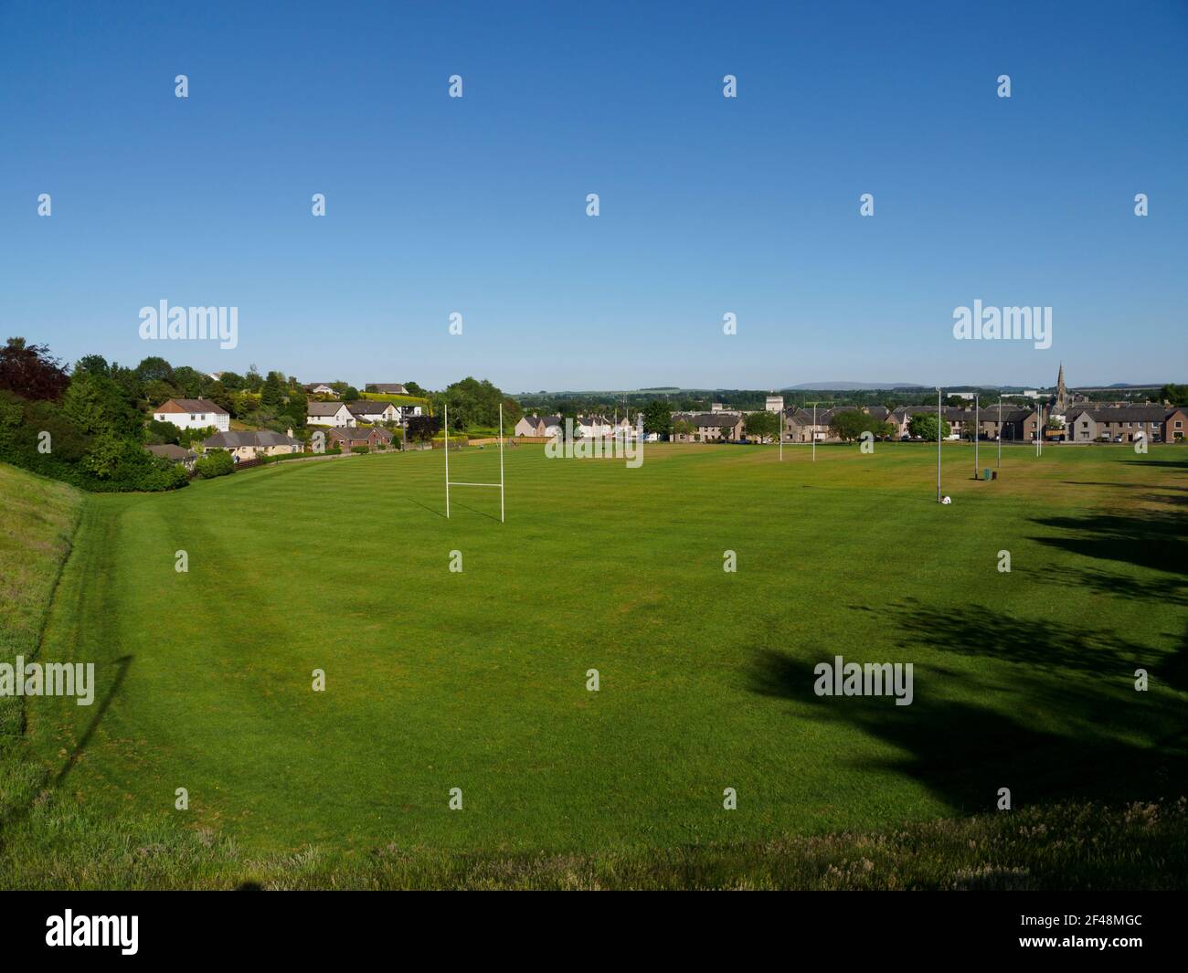 Kelso, Borders, Scotland - Croft Park rugby and sports ground Stock ...