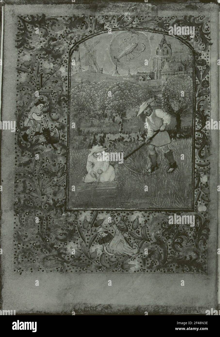 Horarium Latinum (Hourbage), called Dresdner Prayerbuch Stock Photo - Alamy