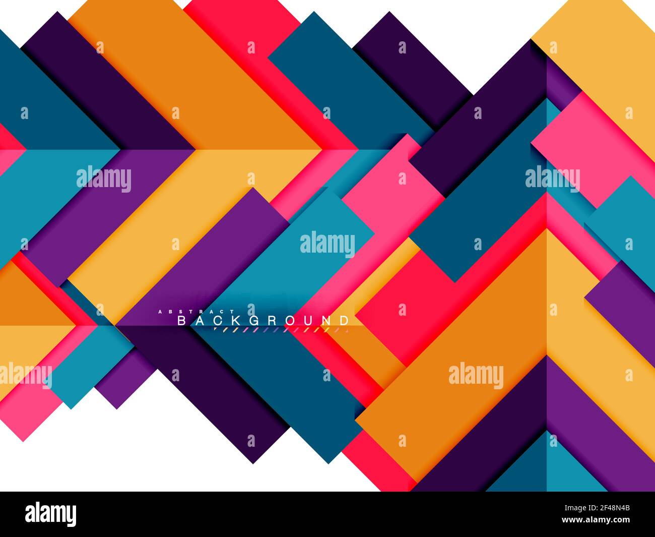 Multicolored abstract geometric shapes, geometry background for web ...