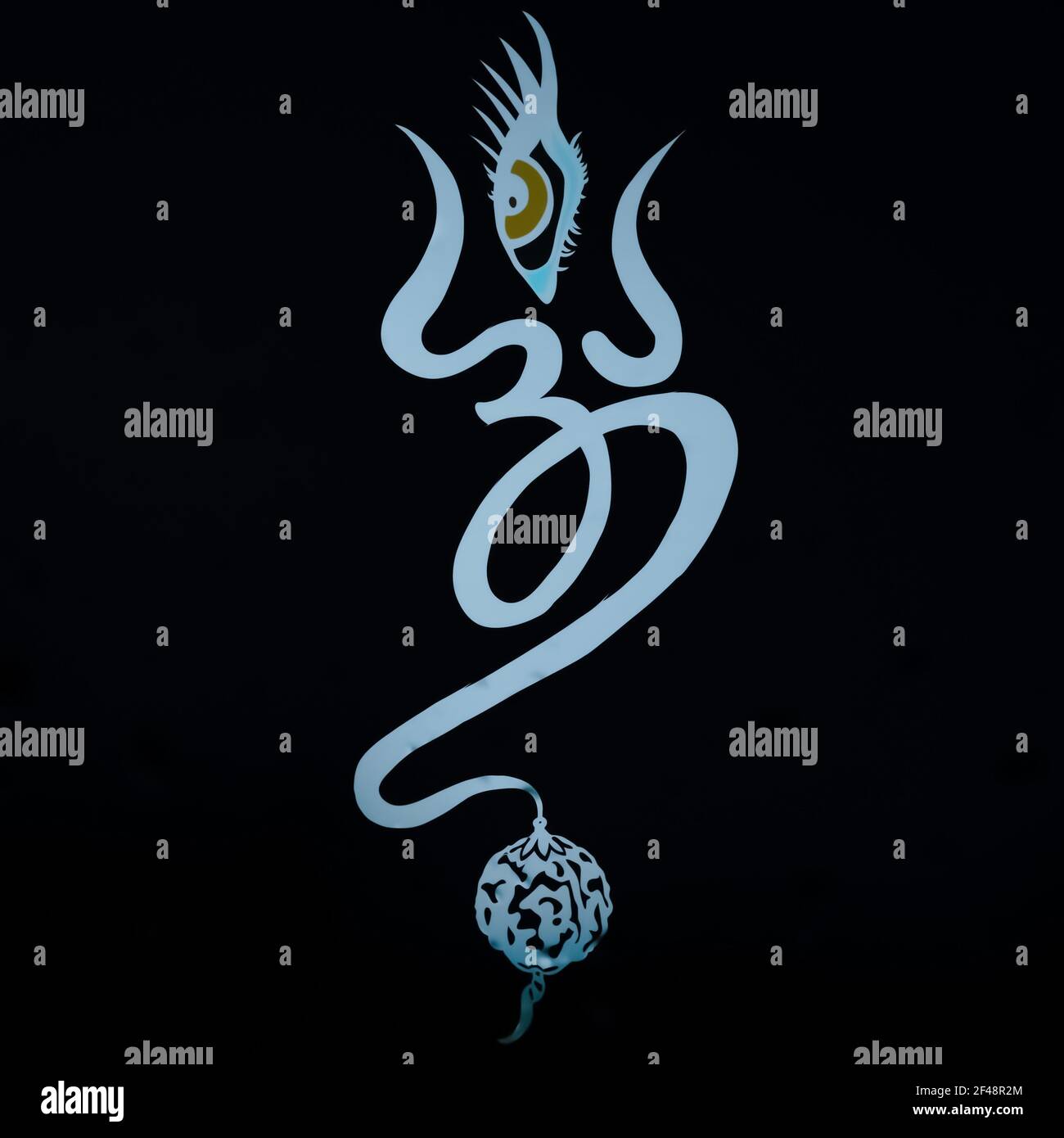 An illustration of abstract music background with notes isolated on ...