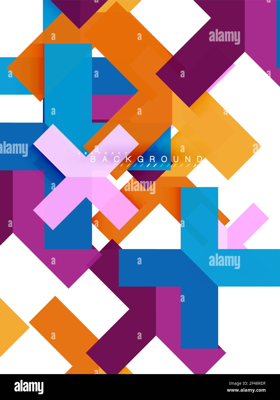 Multicolored abstract geometric shapes, geometry background for web ...