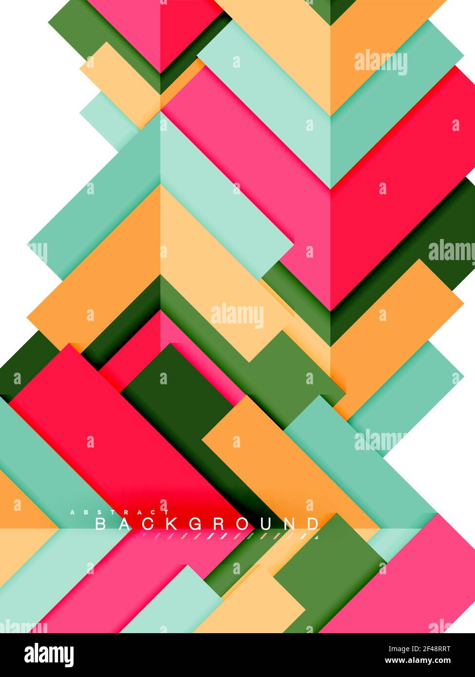 Multicolored abstract geometric shapes, geometry background for web ...
