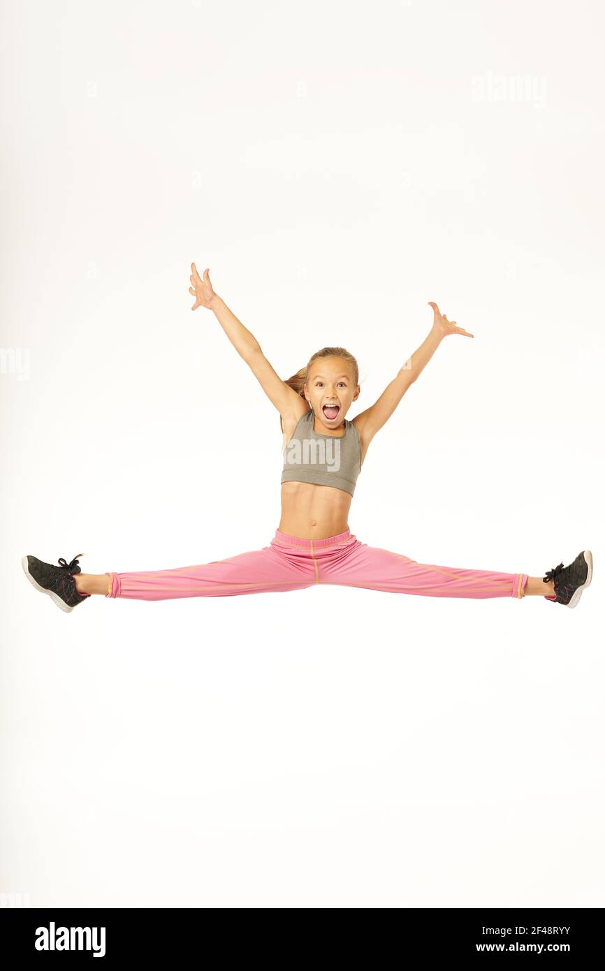 Jump split hi-res stock photography and images - Alamy