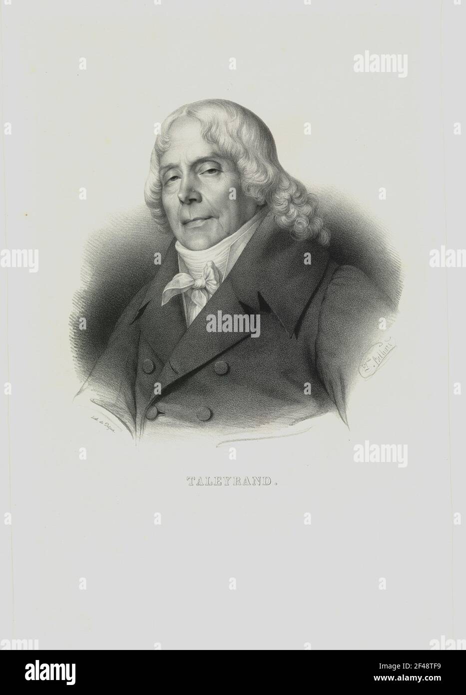 Portrait of Charles-Maurice de Talleyrand-Périgord Stock Photo - Alamy