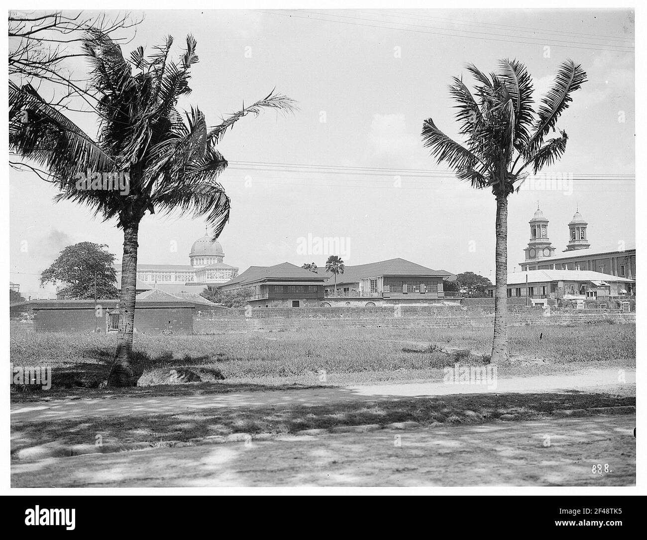 Manila / Philippines: View of Monastery Stock Photo - Alamy