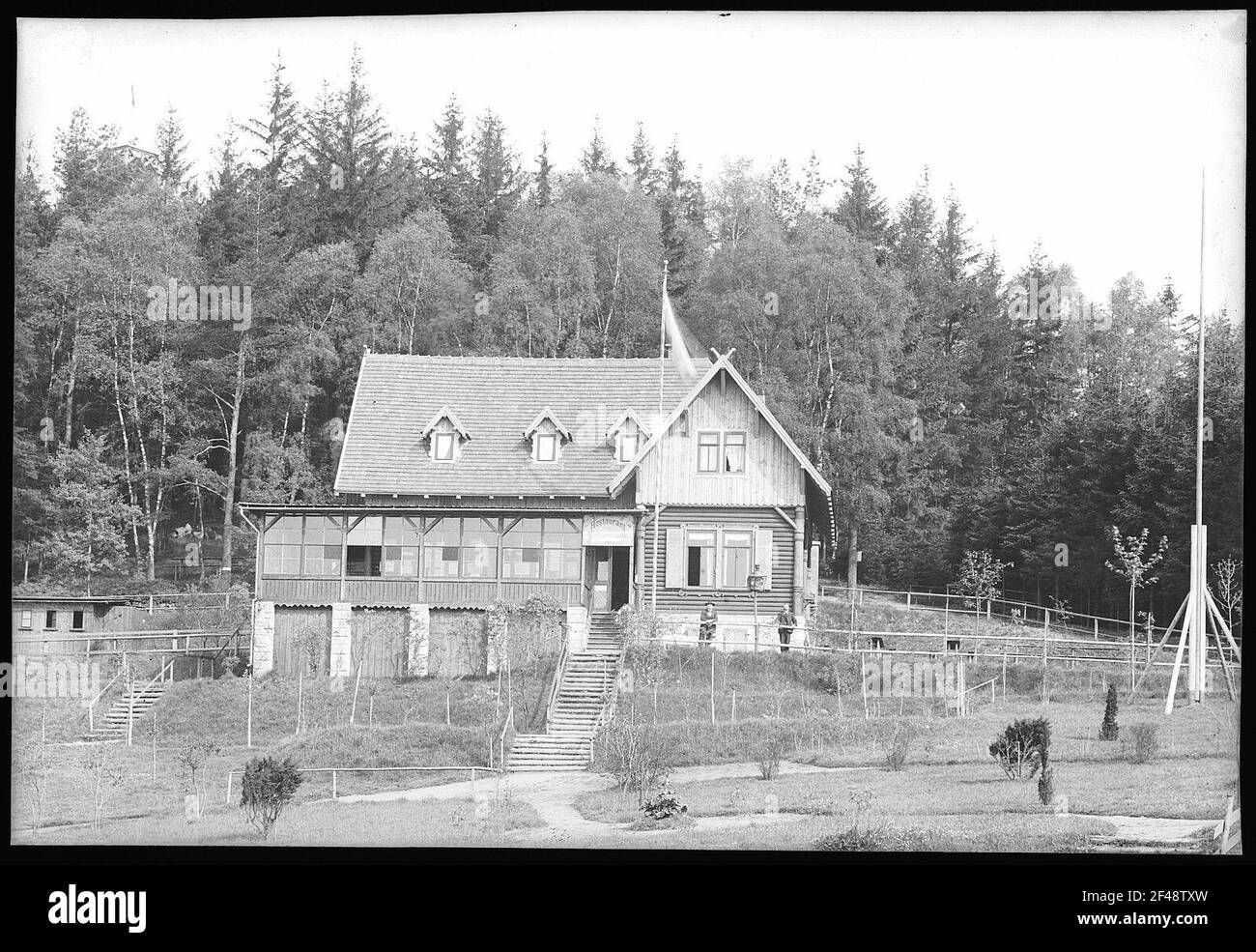 Fencing structures Black and White Stock Photos & Images - Alamy
