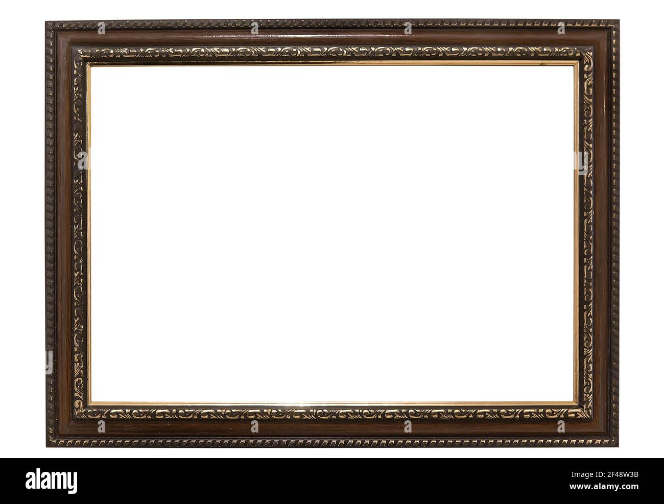 picture frame isolated on white background Stock Photo - Alamy
