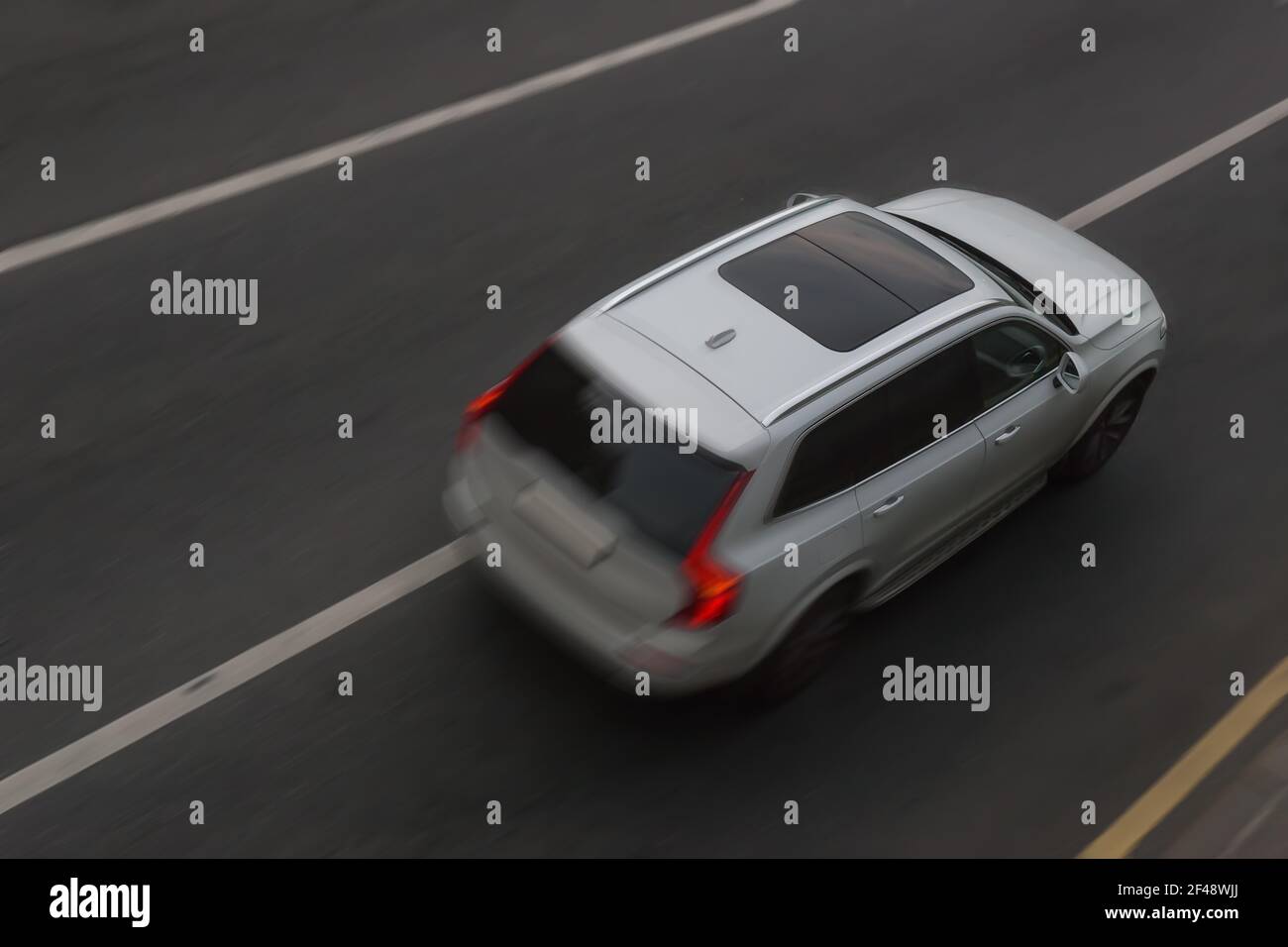 Car moves on road hi-res stock photography and images - Alamy