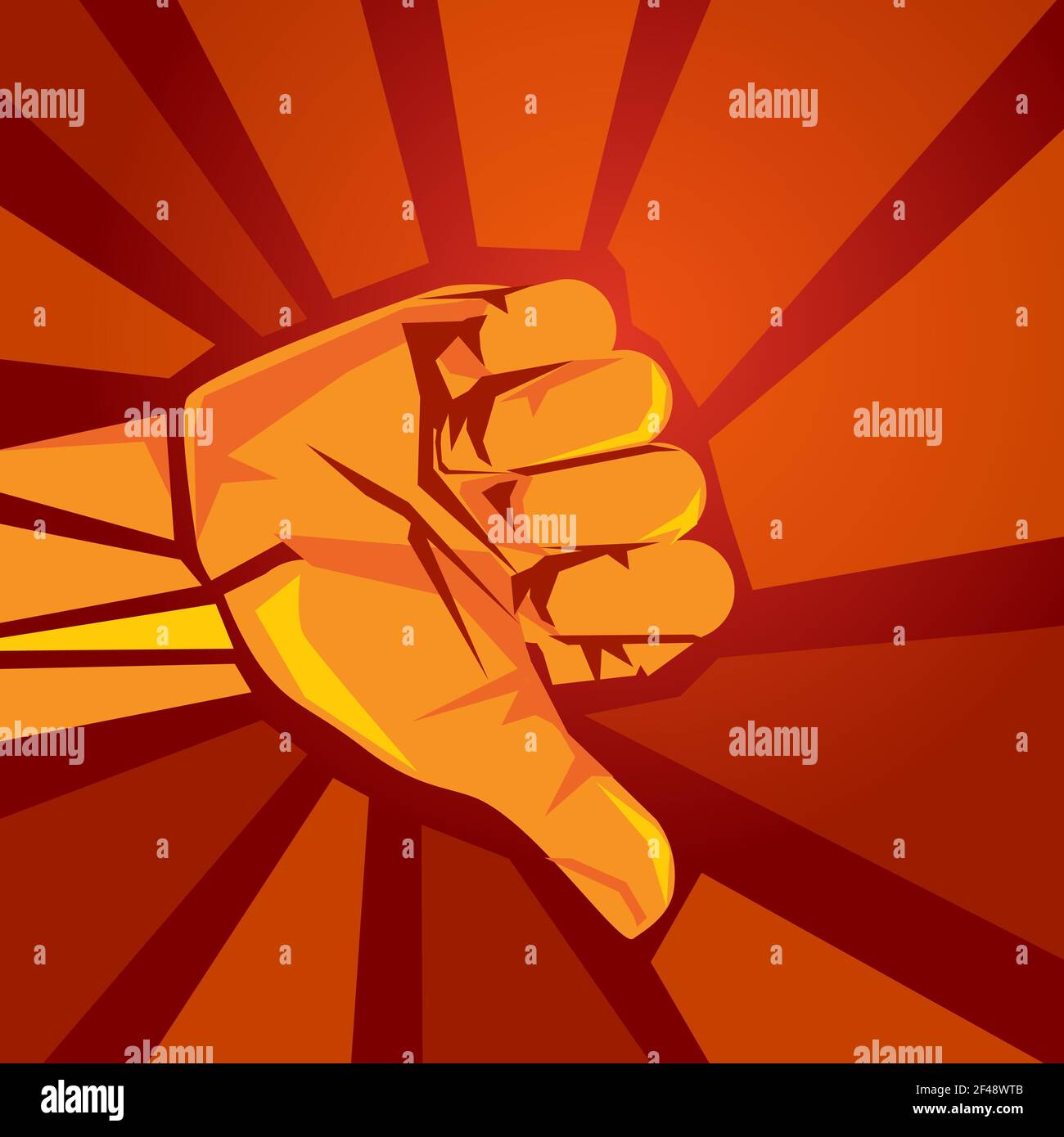 thumbs down dislike disagreement symbol sign using hand gesture in red ...