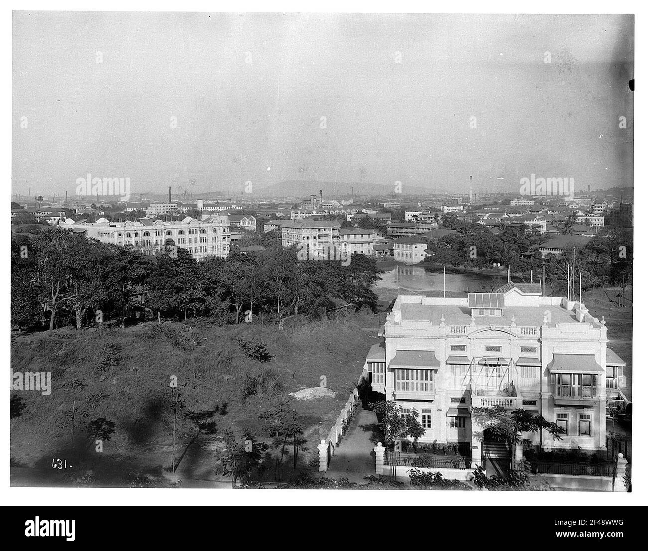 Bombay, India. View over the city of Malabar Hill Stock Photo - Alamy