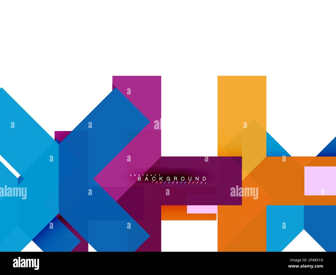 Multicolored abstract geometric shapes, geometry background for web ...