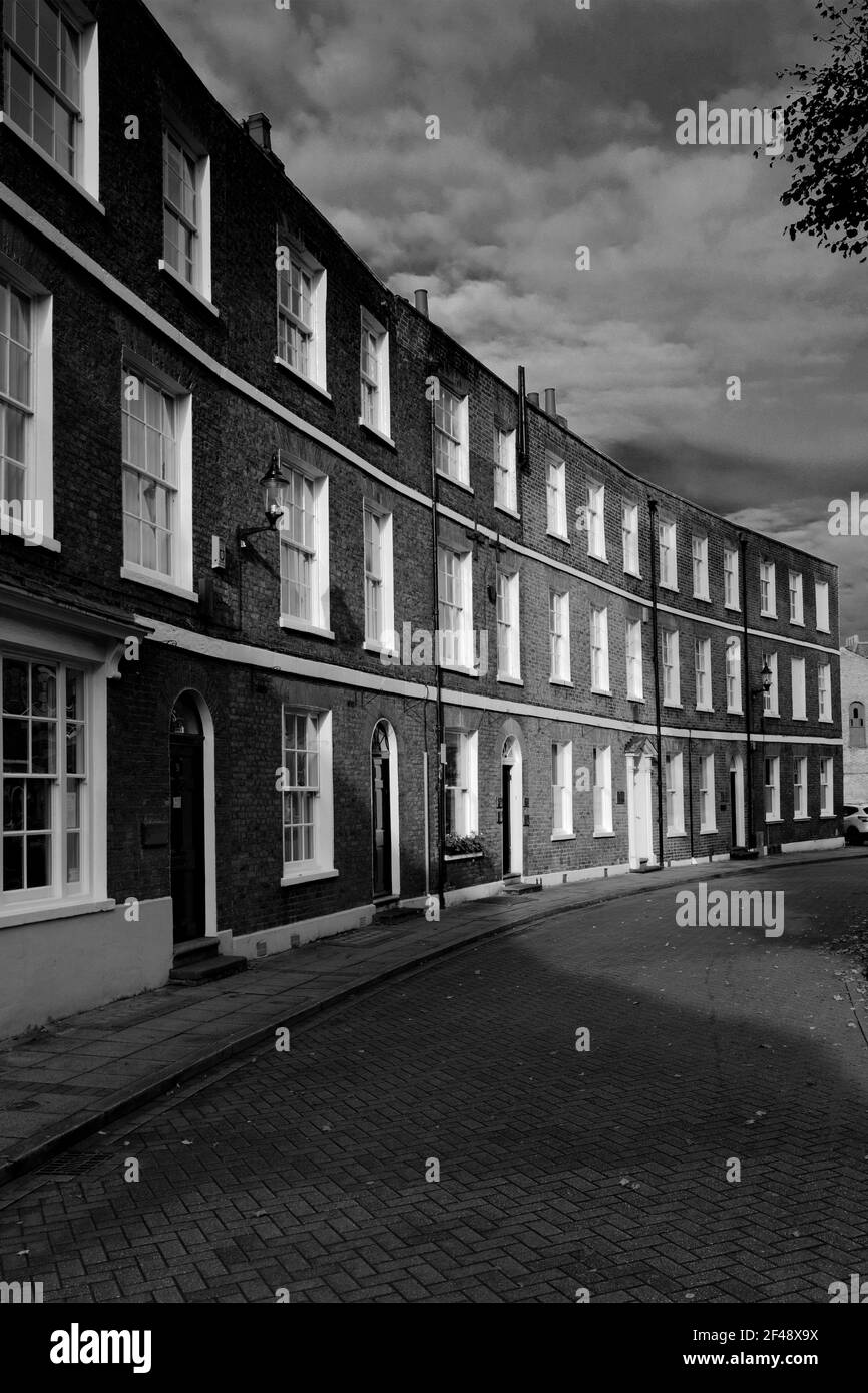 Wisbech crescent houses hi-res stock photography and images - Alamy