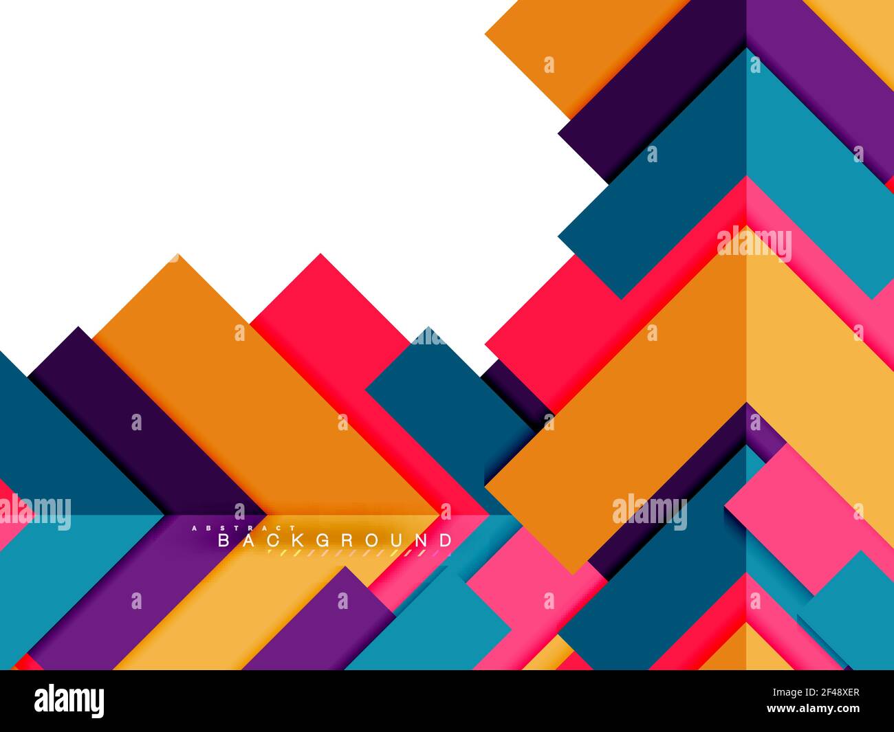 Multicolored abstract geometric shapes, geometry background for web ...