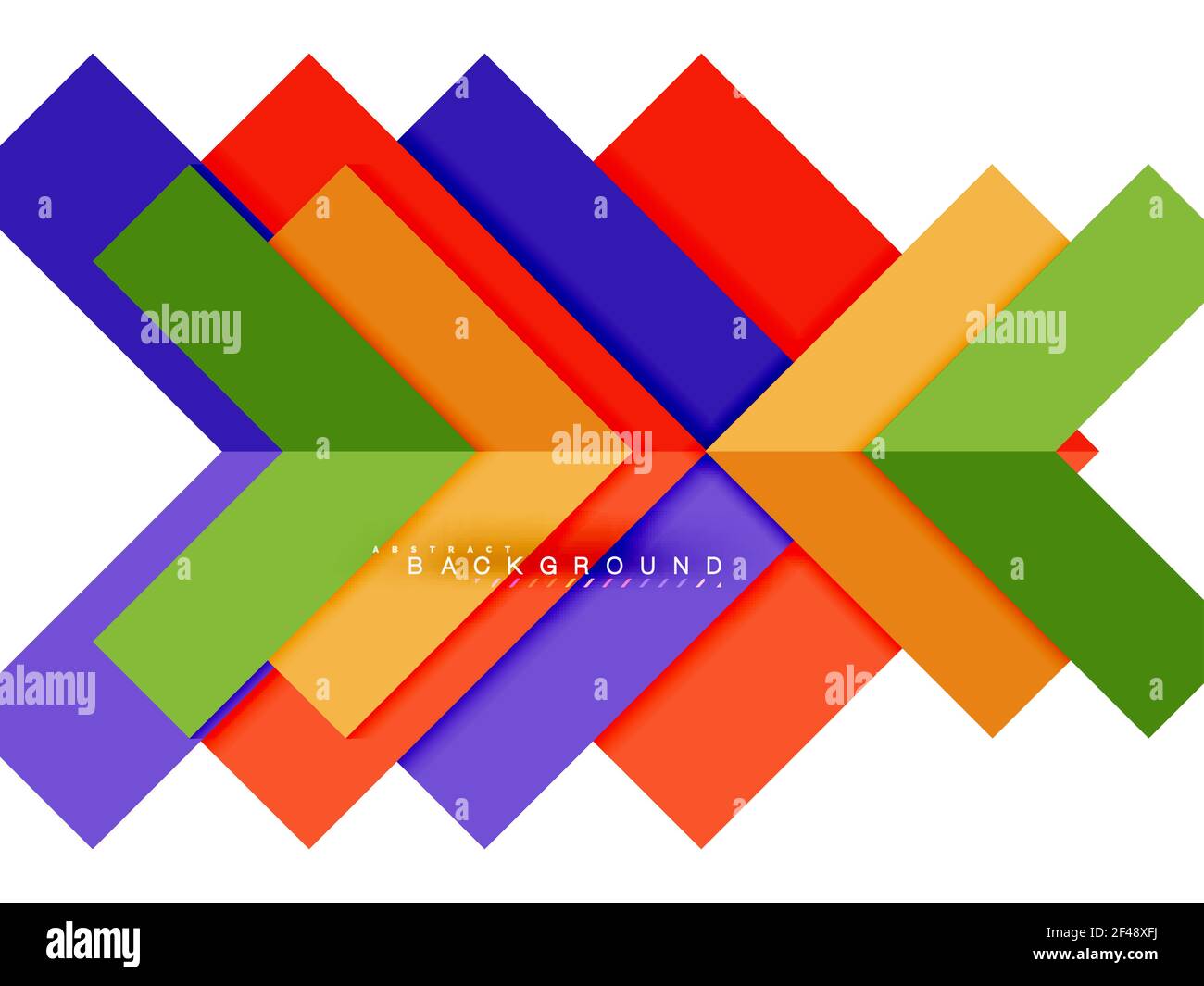Multicolored Abstract Geometric Shapes Geometry Background For Web Banner Multicolored
