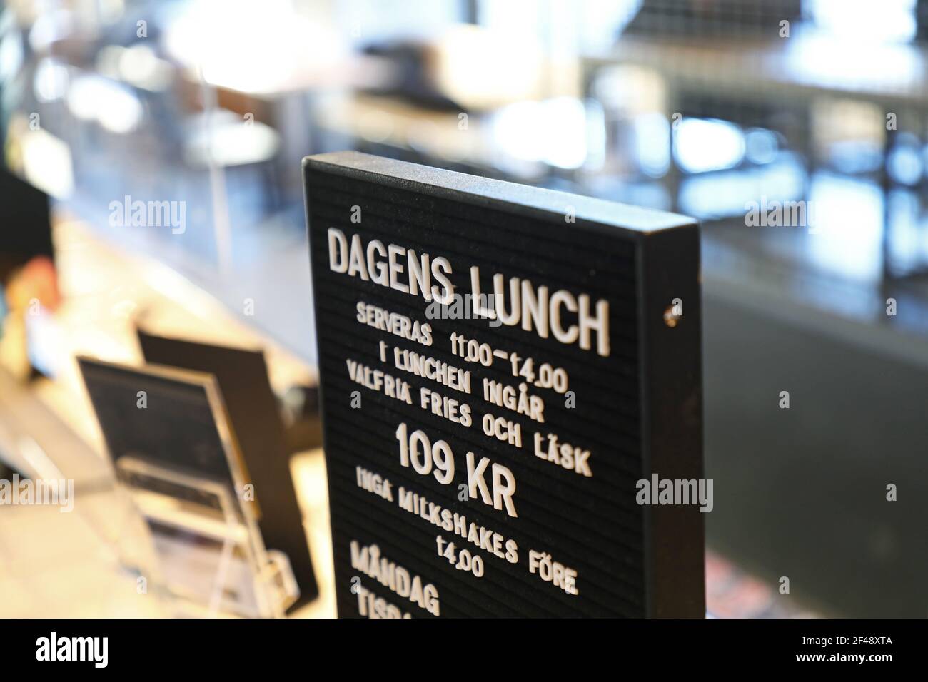 Bastard Burgers is a Swedish fast food chain that serves burgers Stock ...