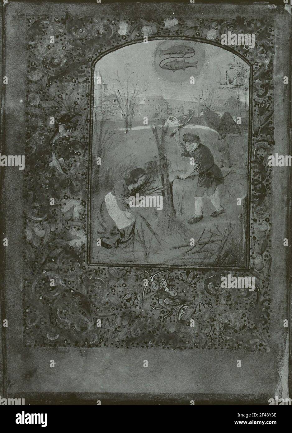 Horarium Latinum (Hourbage), called Dresdner Prayerbuch Stock Photo - Alamy