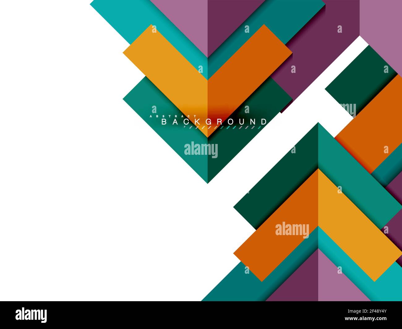 Multicolored Abstract Geometric Shapes Geometry Background For Web Banner Multicolored