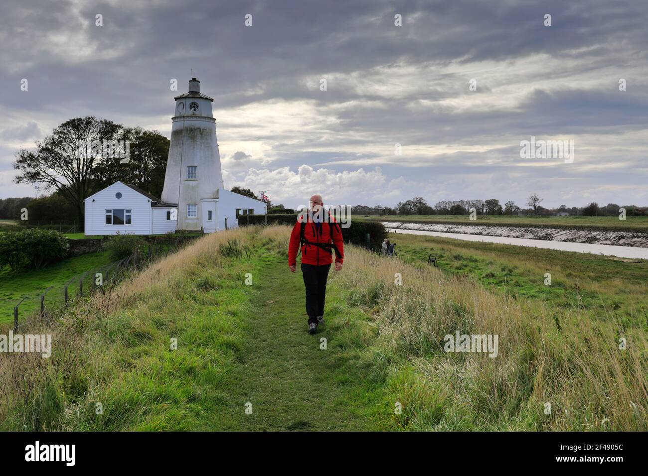 Walker at the Sir Peter Scott Lighthouse, known as the East Lighthouse ...