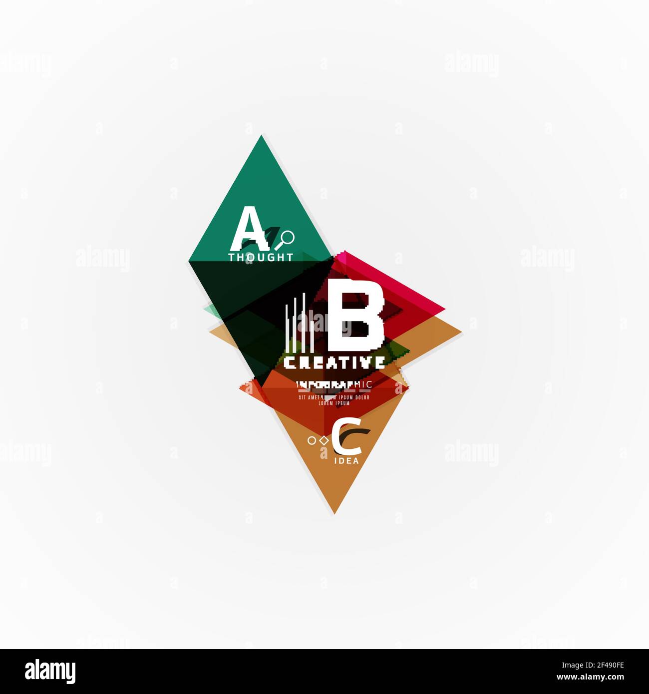 Paper option steps diagram infographic layout. Paper option steps ...