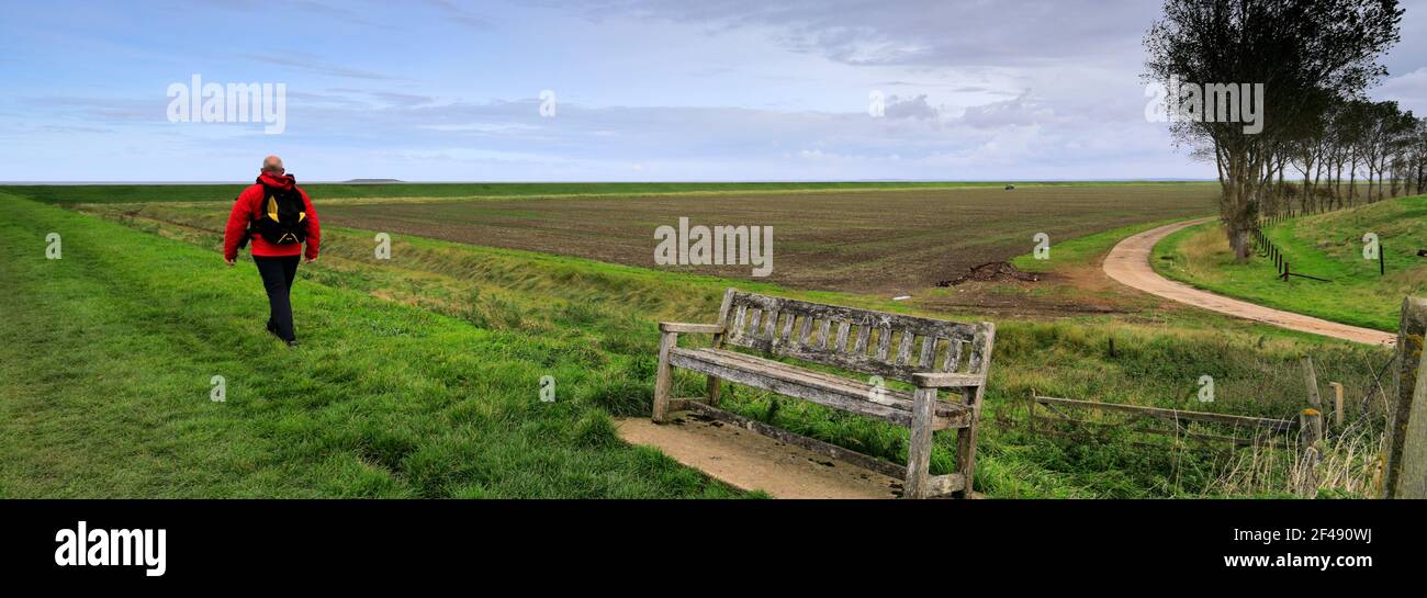 Walker at the Sir Peter Scott Lighthouse, known as the East Lighthouse ...