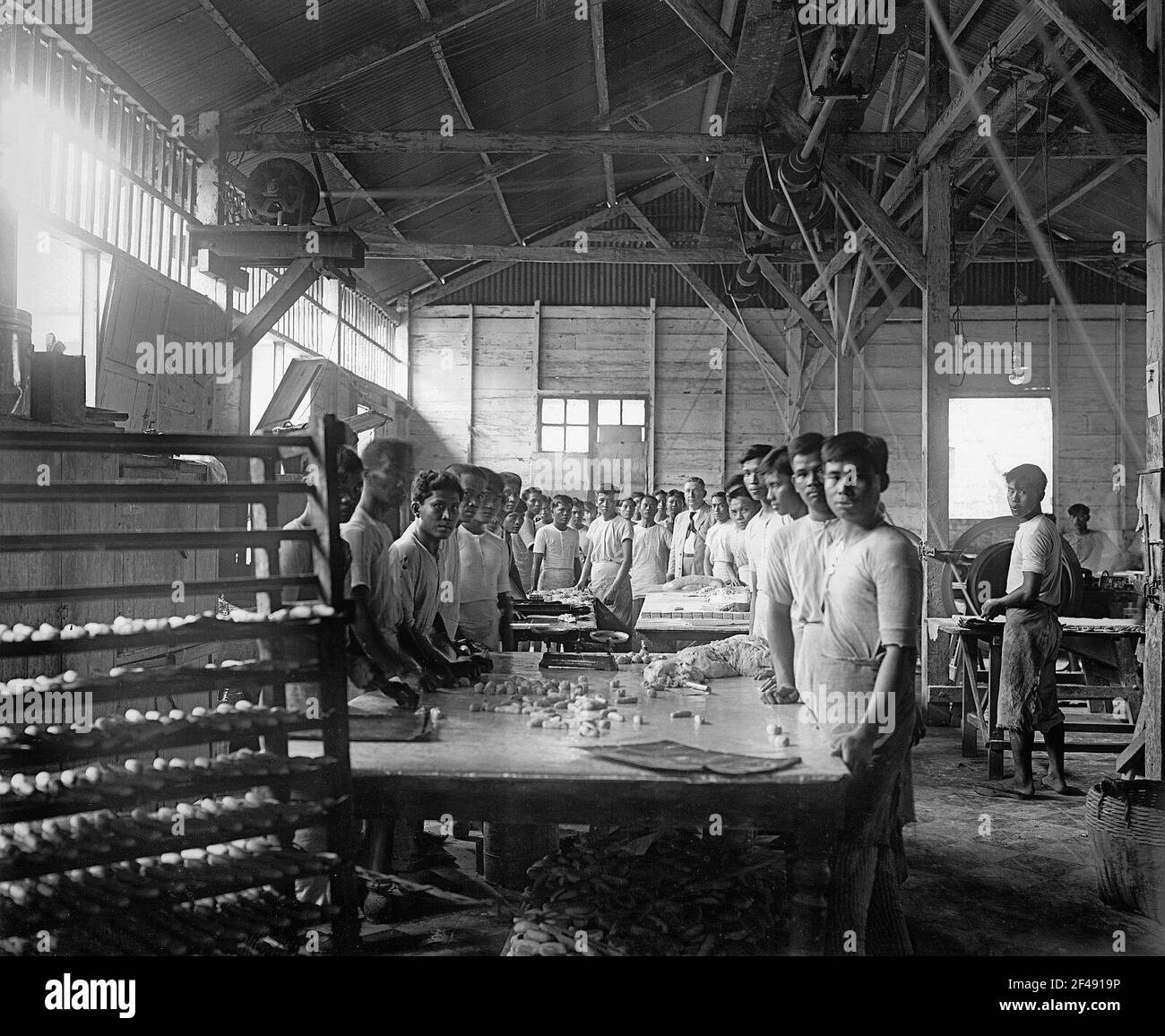 Hong Kong. Workers in a factory Hong Kong. Workers in a factory Stock ...