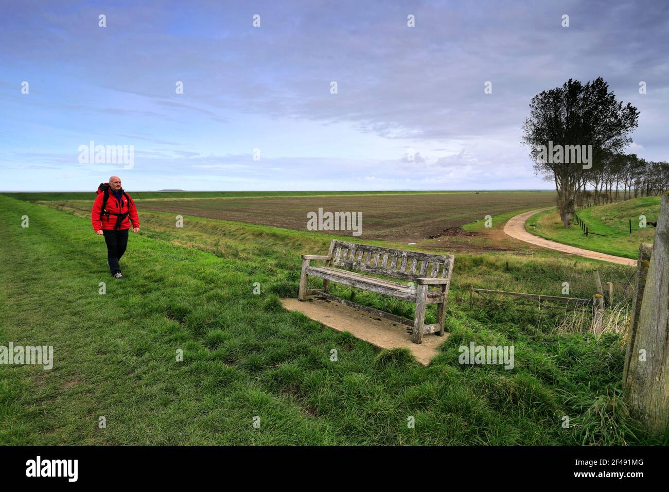 Walker at the Sir Peter Scott Lighthouse, known as the East Lighthouse ...