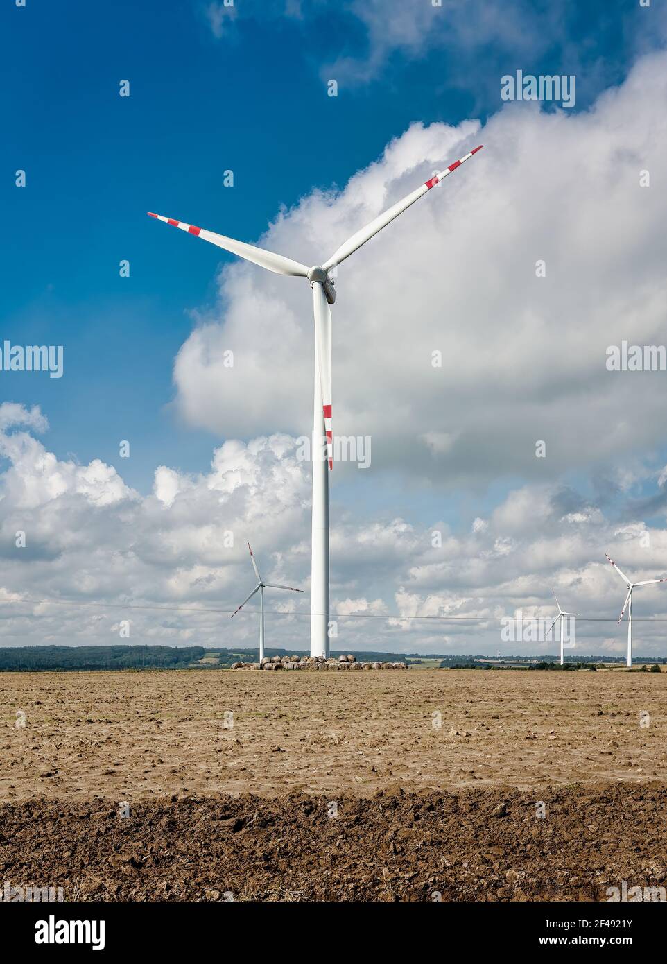 Wind power renewable energy plant Stock Photo - Alamy