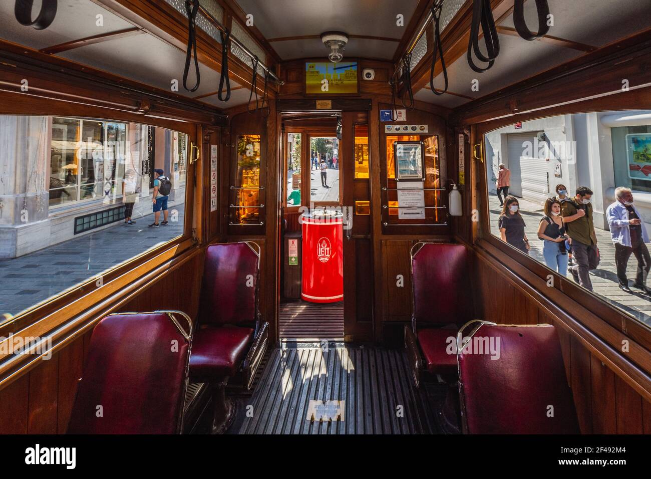 Turkey istanbul interior tram hi-res stock photography and images - Alamy