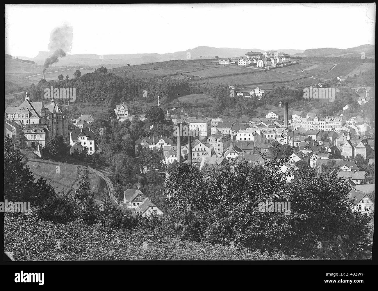 Sebnitz. View of Sebnitz Stock Photo - Alamy