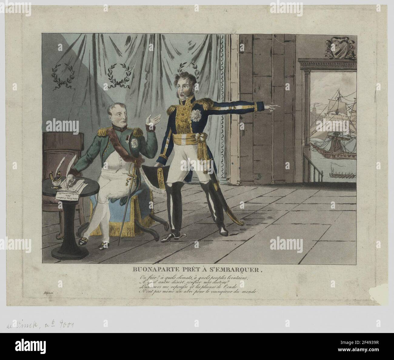 Alexander I and Napoleon Stock Photo - Alamy