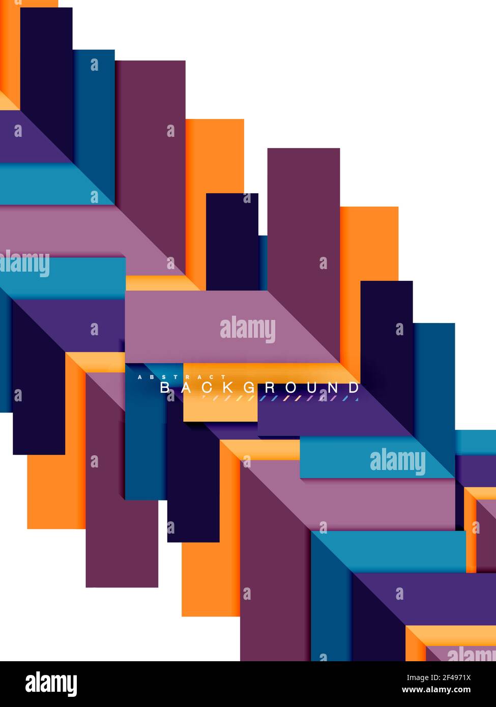 Multicolored abstract geometric shapes, geometry background for web ...