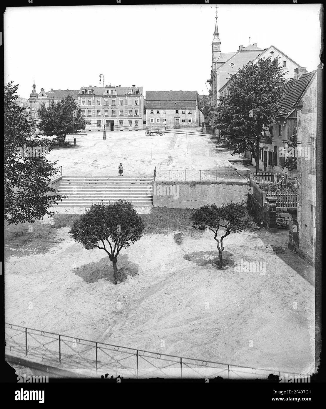 Historical view market square Black and White Stock Photos & Images - Alamy