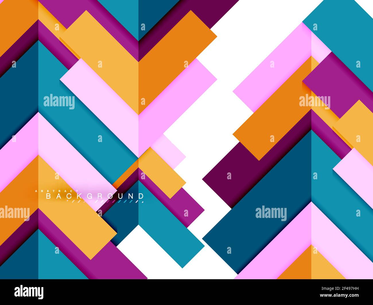 Multicolored Abstract Geometric Shapes Geometry Background For Web Banner Multicolored