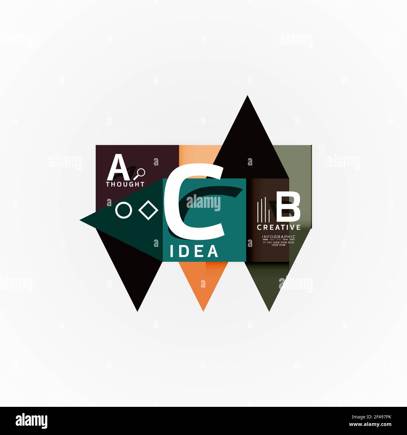 Paper option steps diagram infographic layout. Paper option steps ...