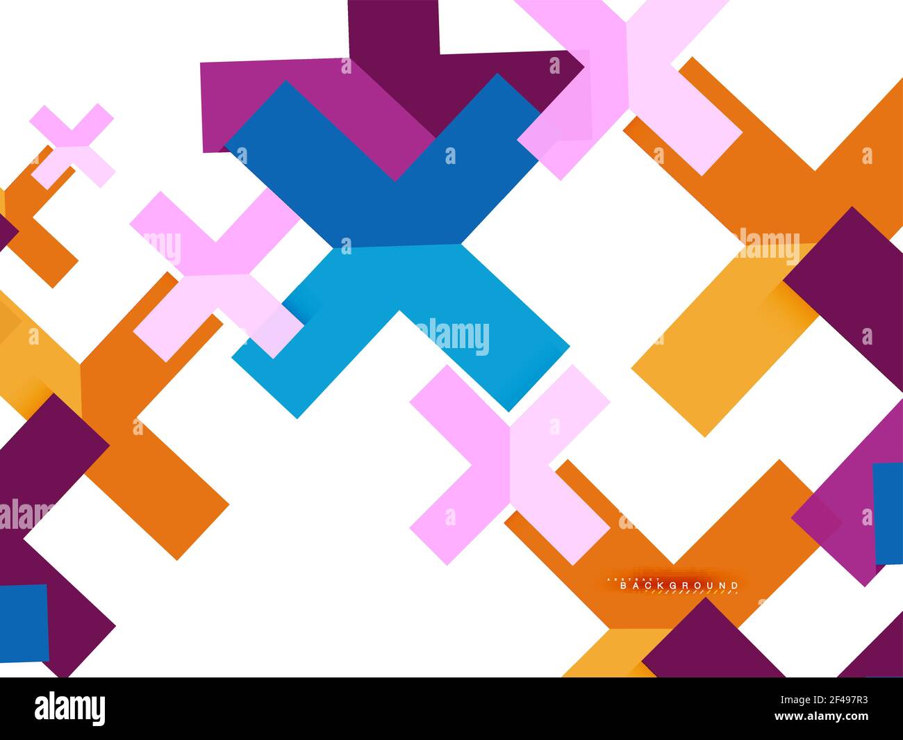 Multicolored abstract geometric shapes, geometry background for web ...