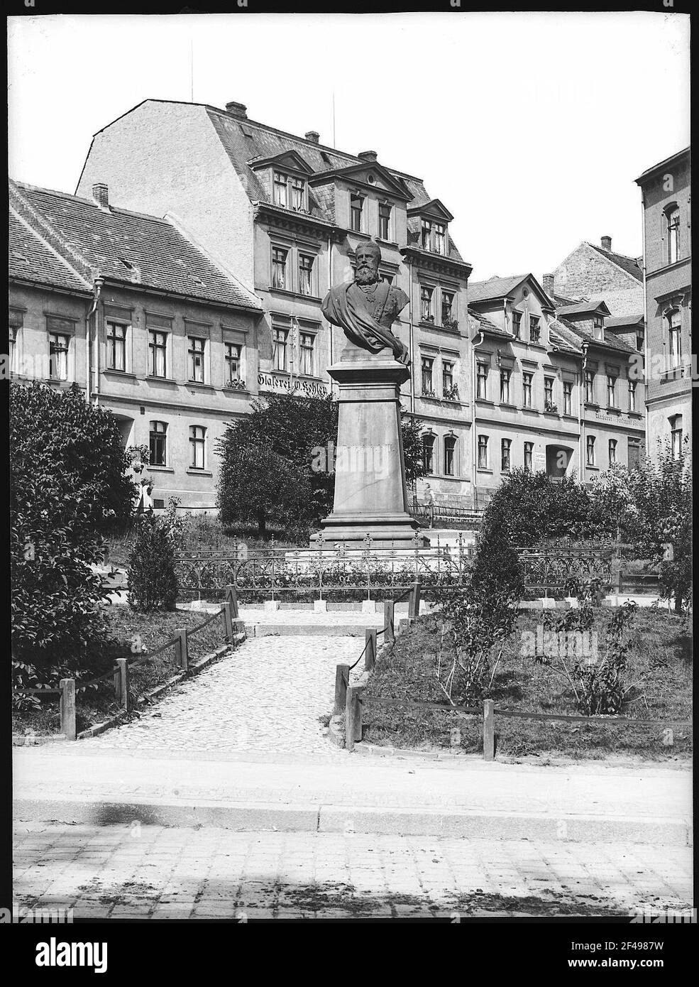 Apolda. Kaiser-Friedrich monument Stock Photo - Alamy
