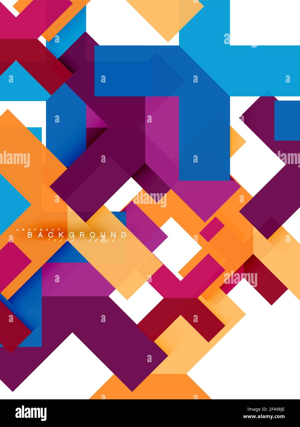 Multicolored abstract geometric shapes, geometry background for web ...