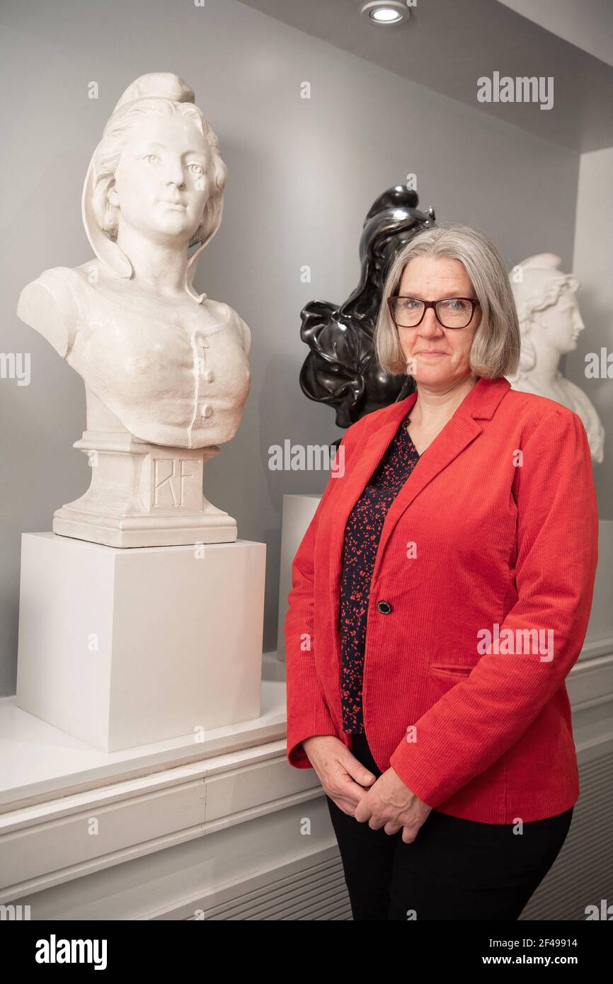 Deputy of the group Agir Ensemble, Annie Chapelier poses at the ...