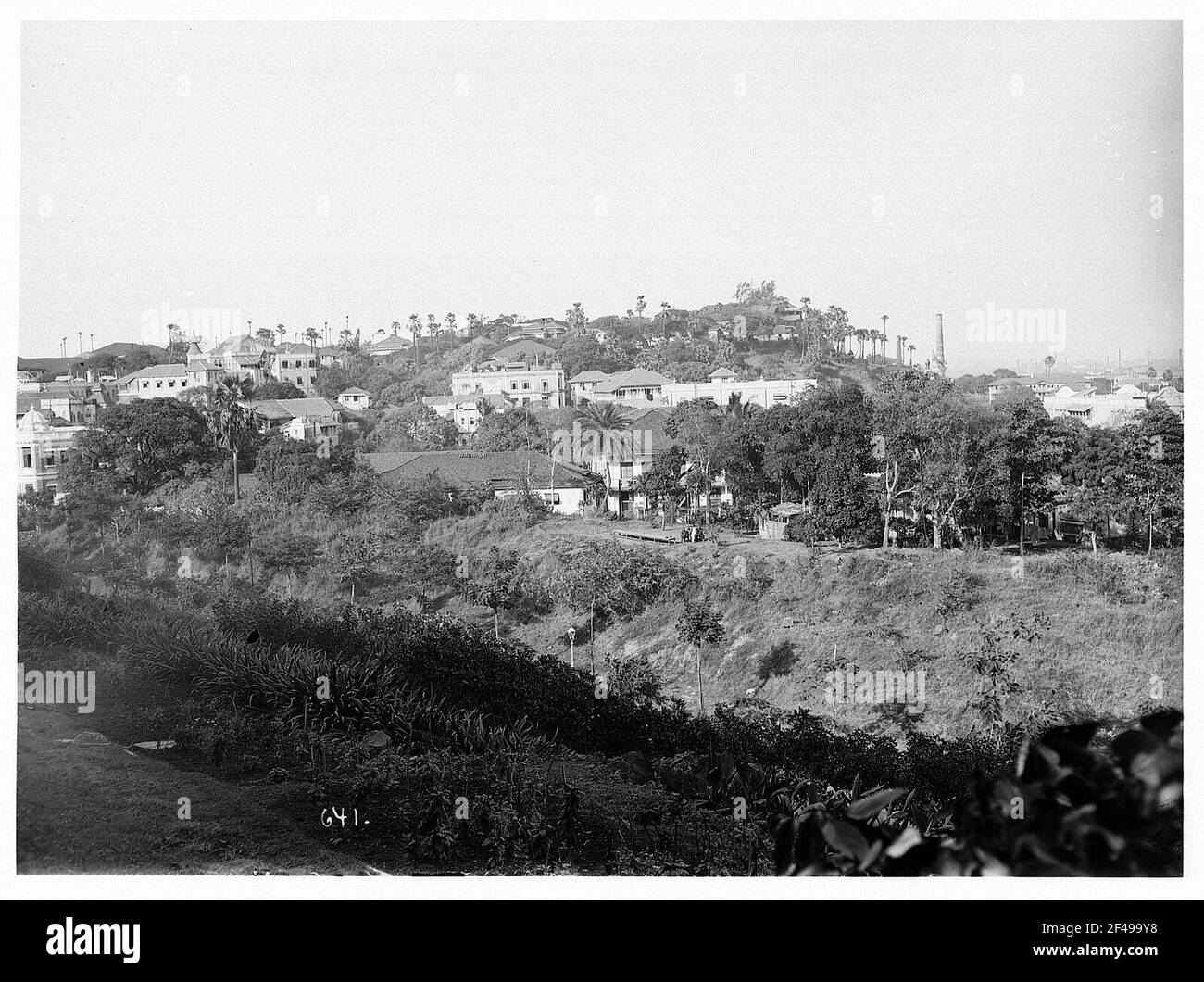 Bombay (India). District view of Malabar Hill Stock Photo - Alamy