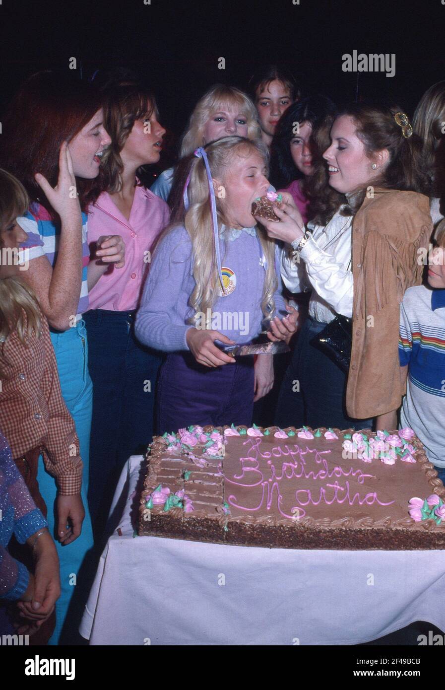 Martha Nix at her Birthday Party in the 1980's Credit: Ralph Dominguez ...