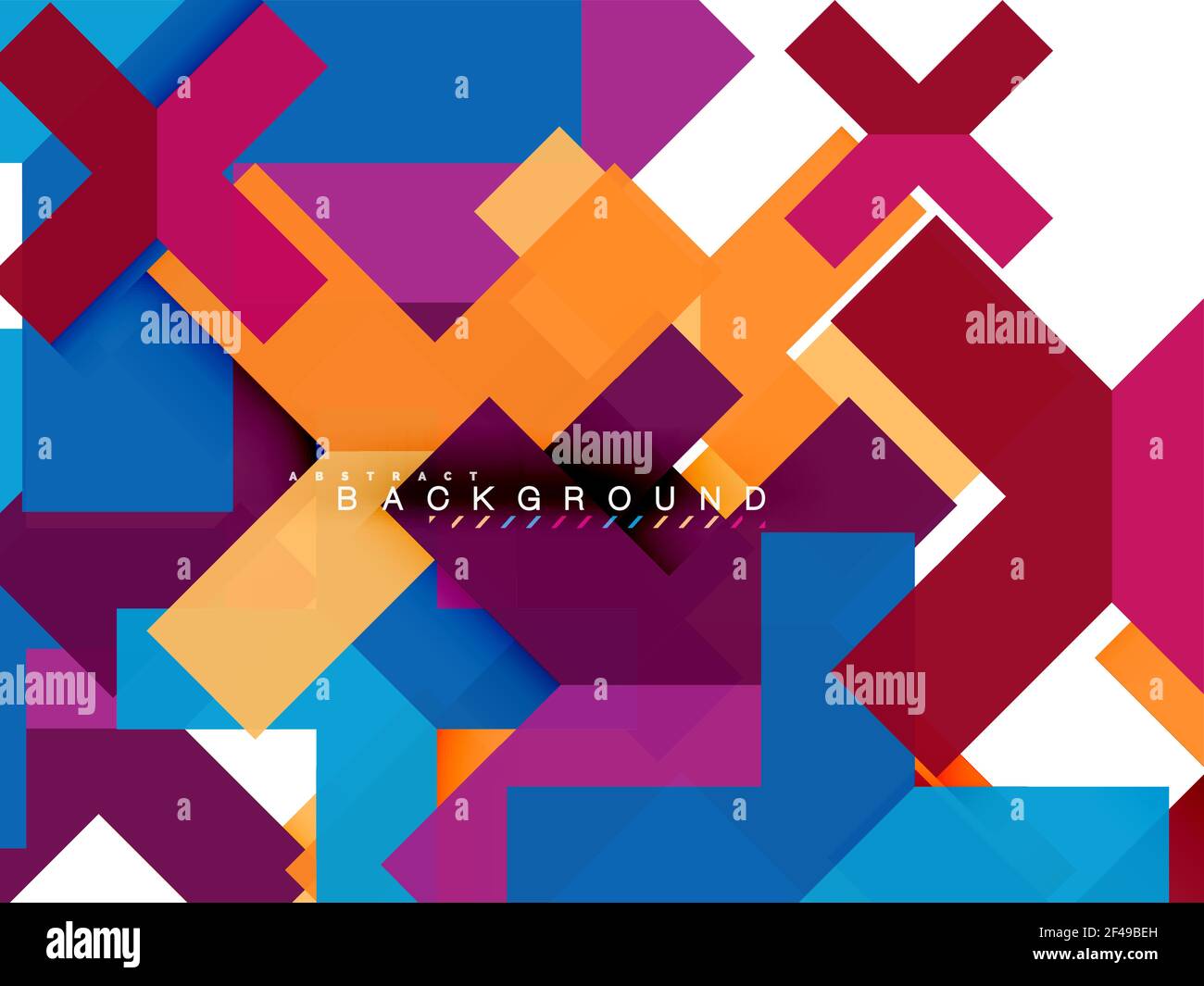 Multicolored abstract geometric shapes, geometry background for web ...