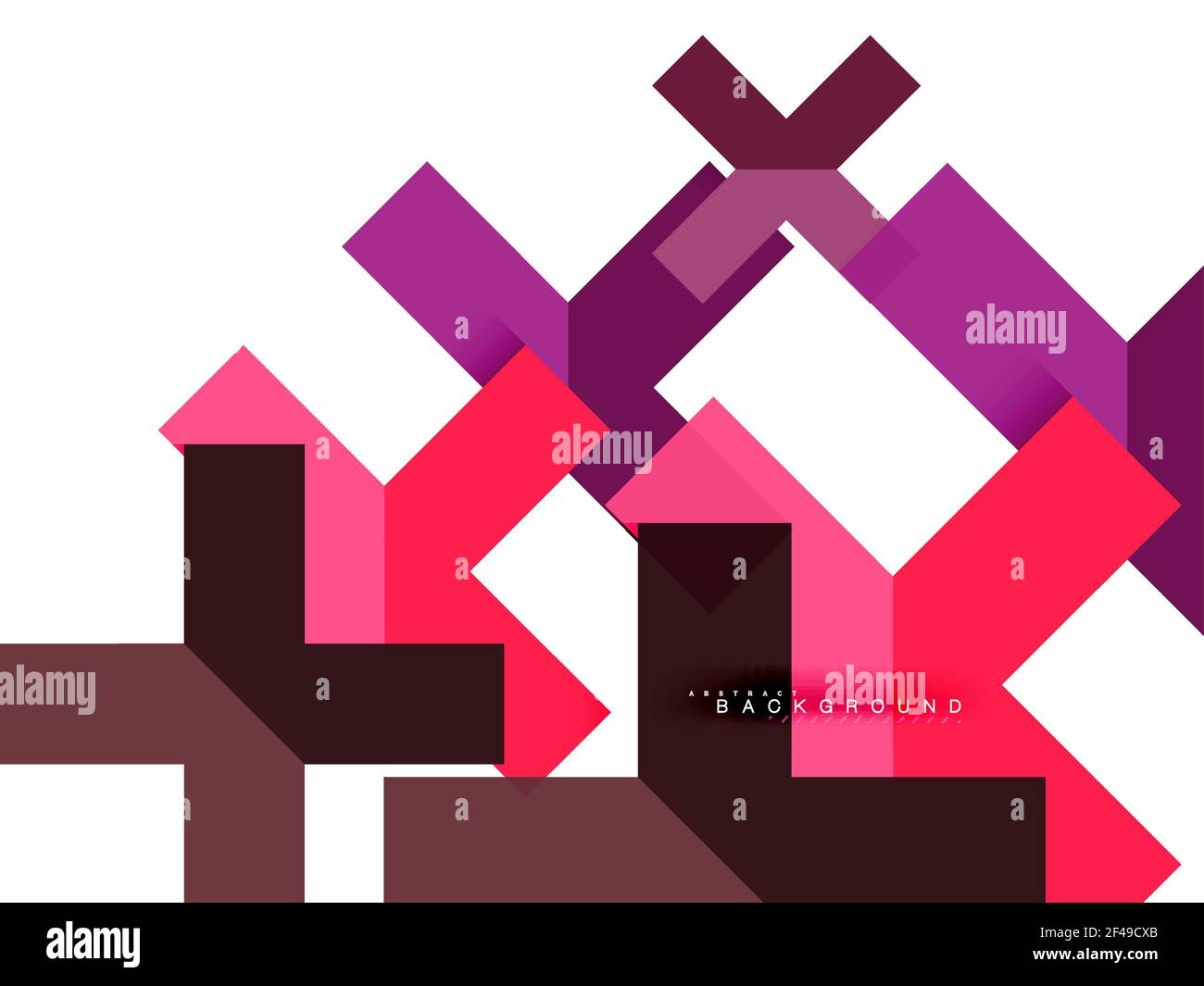 Multicolored abstract geometric shapes, geometry background for web ...