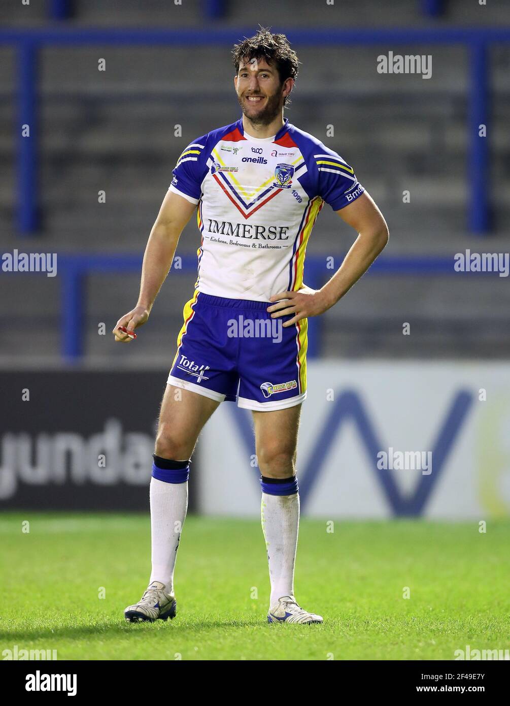 Warrington Wolves' Stefan Ratchford during the Chris Hill Testimonial ...