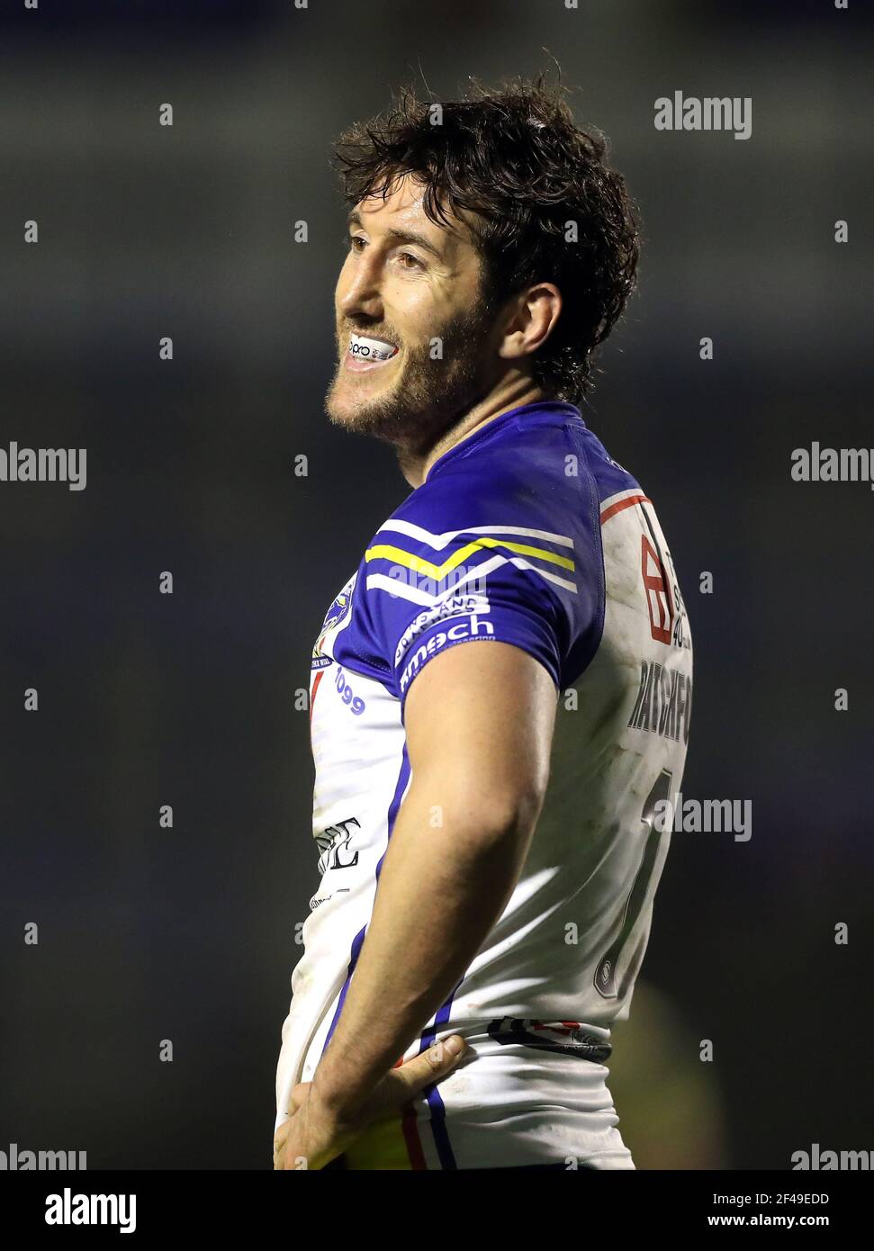 Warrington Wolves' Stefan Ratchford during the Chris Hill Testimonial ...