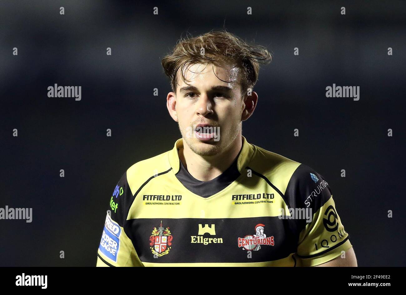 Leigh Centurions' Joshua Eaves during the Chris Hill Testimonial match ...
