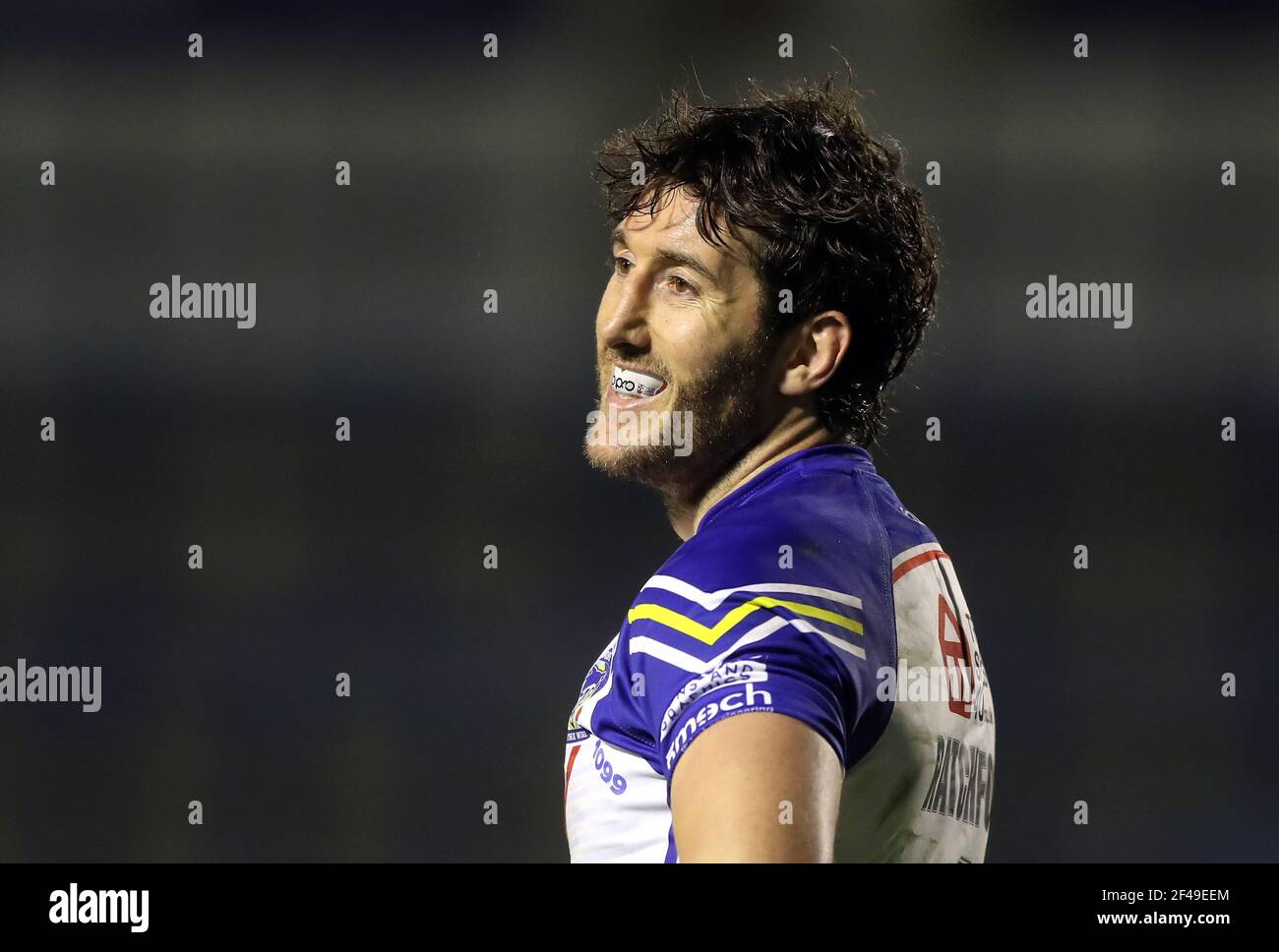 Warrington Wolves' Stefan Ratchford during the Chris Hill Testimonial ...