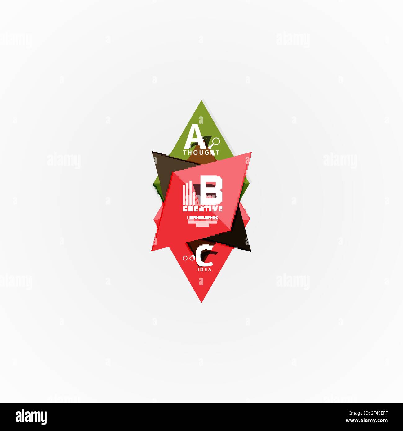 Paper option steps diagram infographic layout. Paper option steps ...