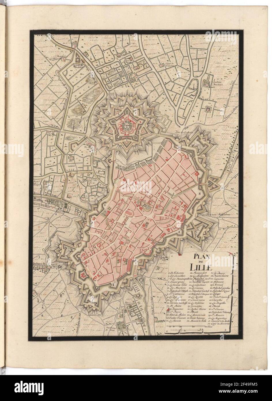 Plan de Lille Stock Photo - Alamy