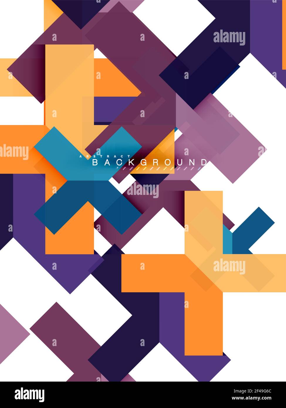 Multicolored Abstract Geometric Shapes Geometry Background For Web Banner Multicolored
